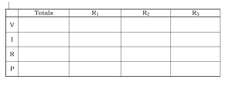 Solved PART 2: DC Parallel Circuit * Design a DC parallel | Chegg.com