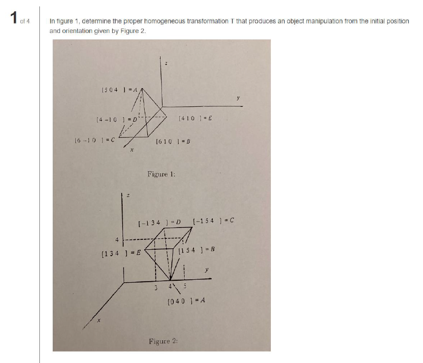 Solved 1014 of 4 In figure 1, determine the proper | Chegg.com