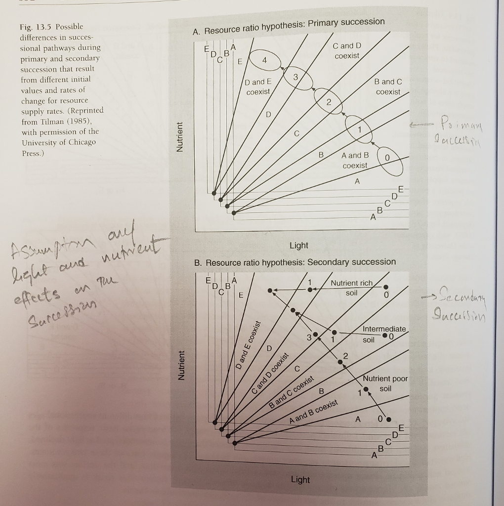 Solved Using the above graph, describe Tilman’s resource | Chegg.com