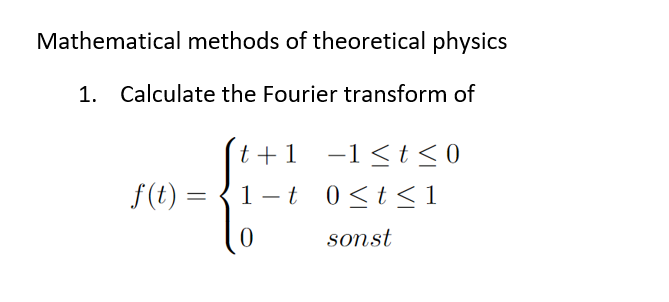 Solved Mathematical methods of theoretical physics 1. | Chegg.com