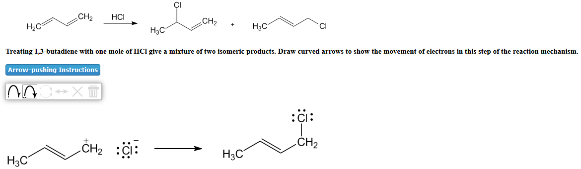 Solved The question is asking for the curved arrows for | Chegg.com