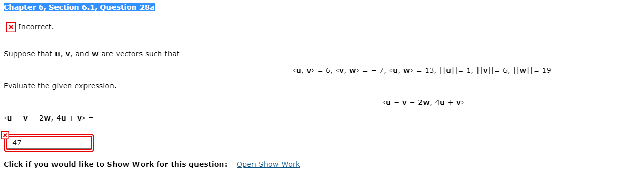 Solved Chapter 6, Section 6.2, Question 16 Chapter 6, | Chegg.com