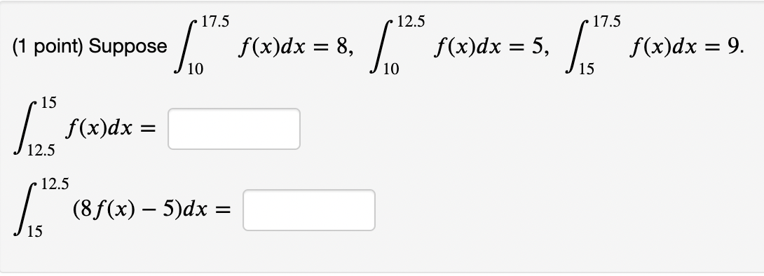 Solved (1 point) Suppose | Chegg.com