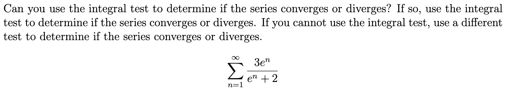 Solved Use the Geometric Series Test to determine if the | Chegg.com