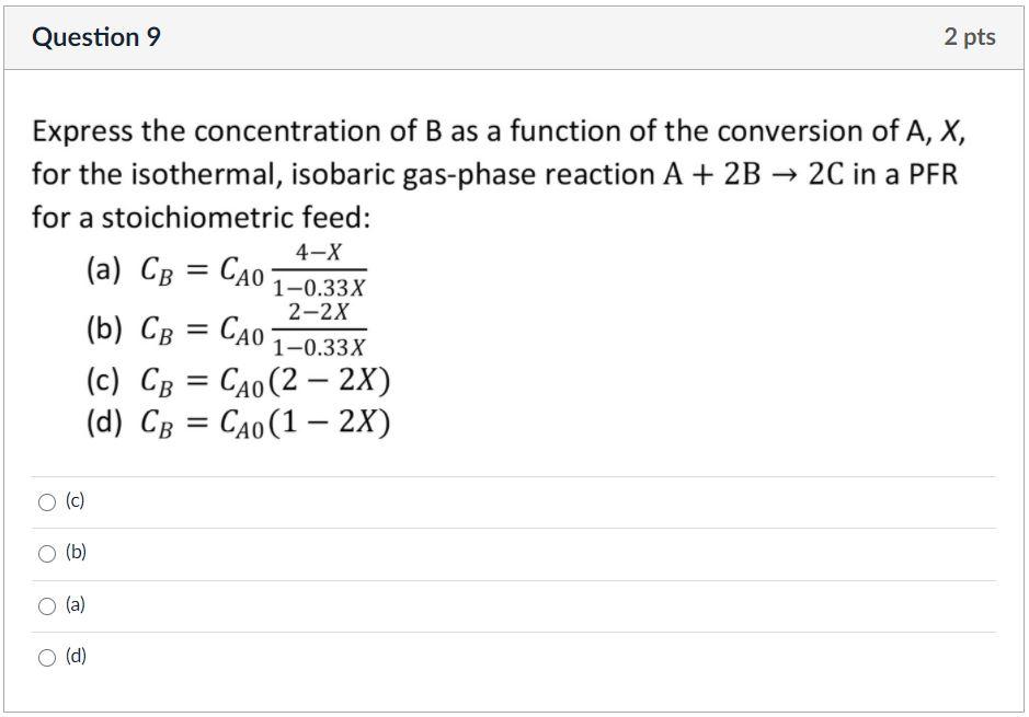 Solved Chemical Engineering Problem! (Chemical | Chegg.com