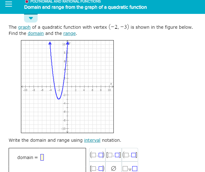 Solved O Polynomial And Rational Functions Domain And Range