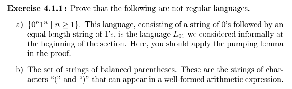 Solved Exercise 4.1.1: Prove that the following are not | Chegg.com
