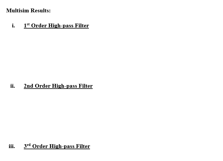 Solved PRELAB Design two low-pass filters to operate in the | Chegg.com