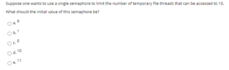 Solved Suppose one wants to use a single semaphore to limit | Chegg.com