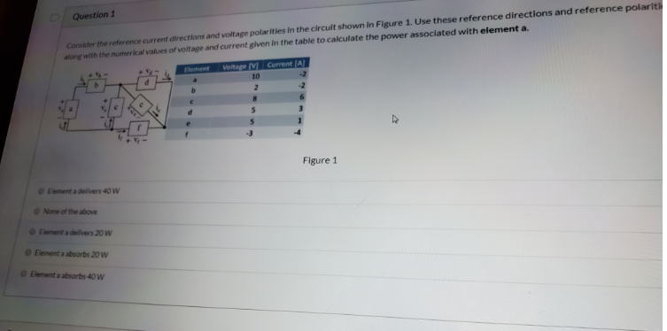 Solved C h efence current directions and voltage polarities | Chegg.com