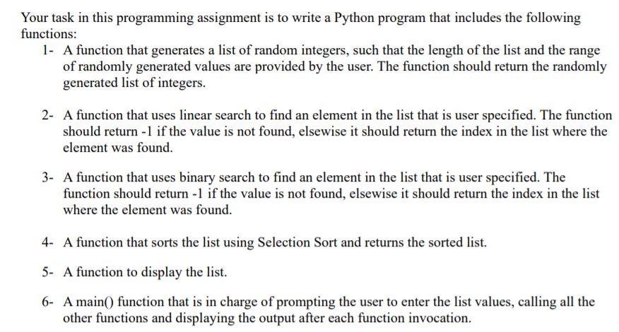This following is a sample run of the program. Items | Chegg.com