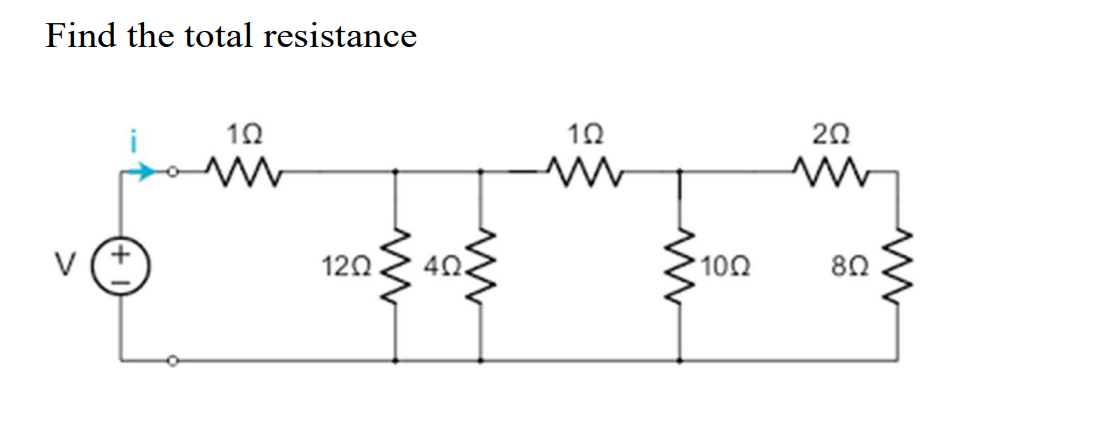 Solved Find the total resistance | Chegg.com