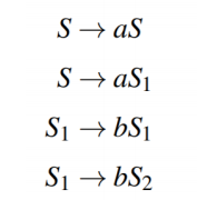 Solved Construct an NFA for the following right linear | Chegg.com