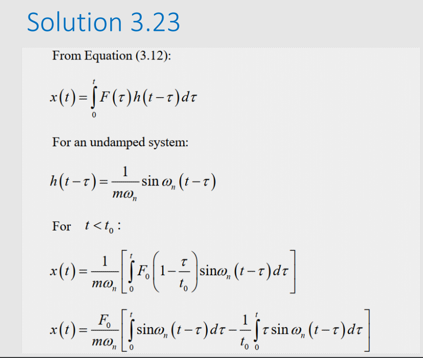 can someone break down these equations for impulse | Chegg.com