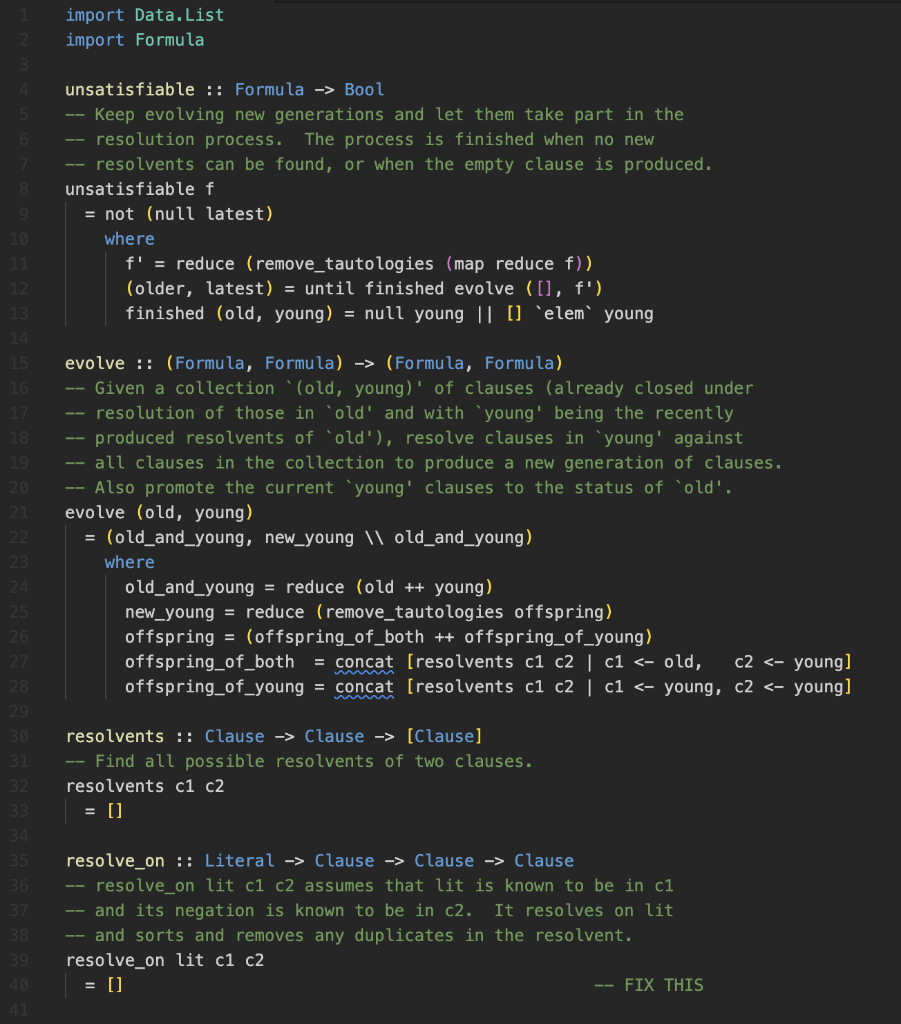 Solved Scroll to the bottom of Main.hs, where you will find | Chegg.com