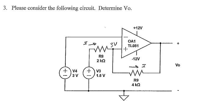 Solved by an EXPERT 3. ﻿Please consider the following circuit. Determine | Chegg.com