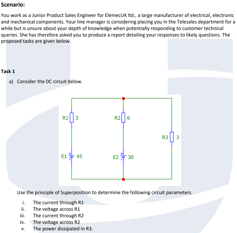 Solved You work as a Junior Product Sales Engineer for | Chegg.com