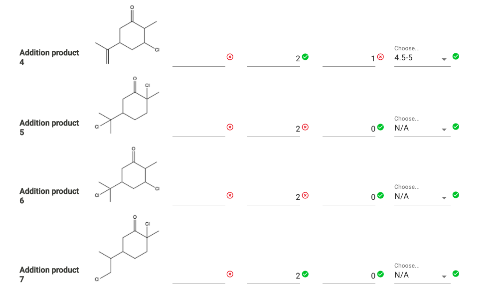 Solved Structure Number of unique Number of unique hydrogens | Chegg.com