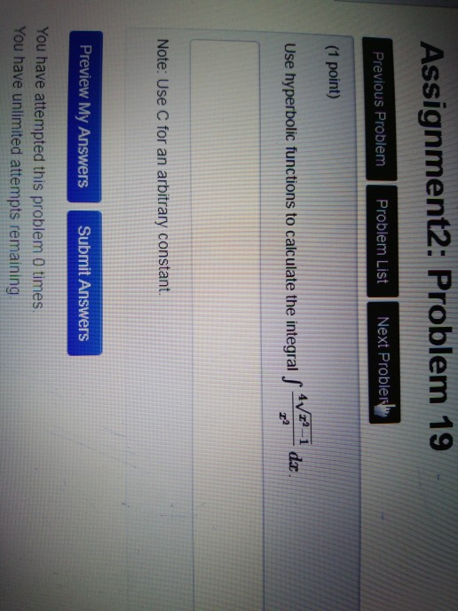 Solved く | webwork / math 11452019 / assignment? / 4 | Chegg.com Solved く | webwork / math 11452019 / assignment? / 4 | Chegg.com