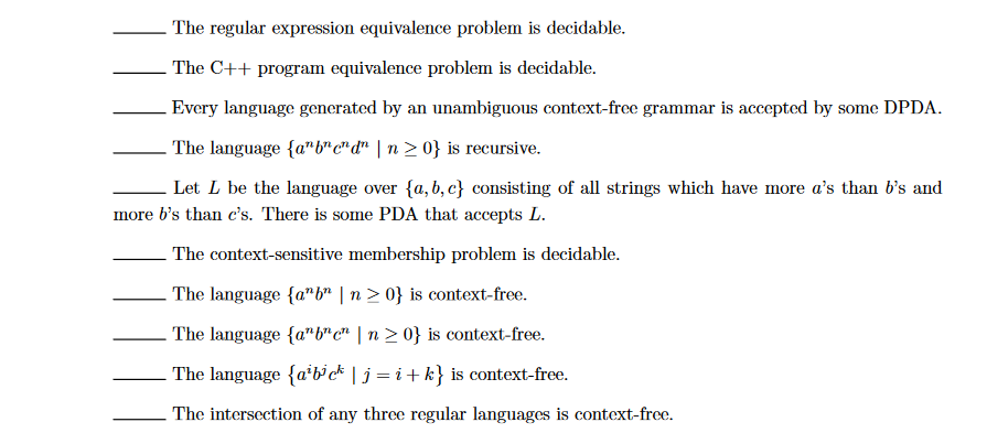 Solved The regular expression equivalence problem is | Chegg.com