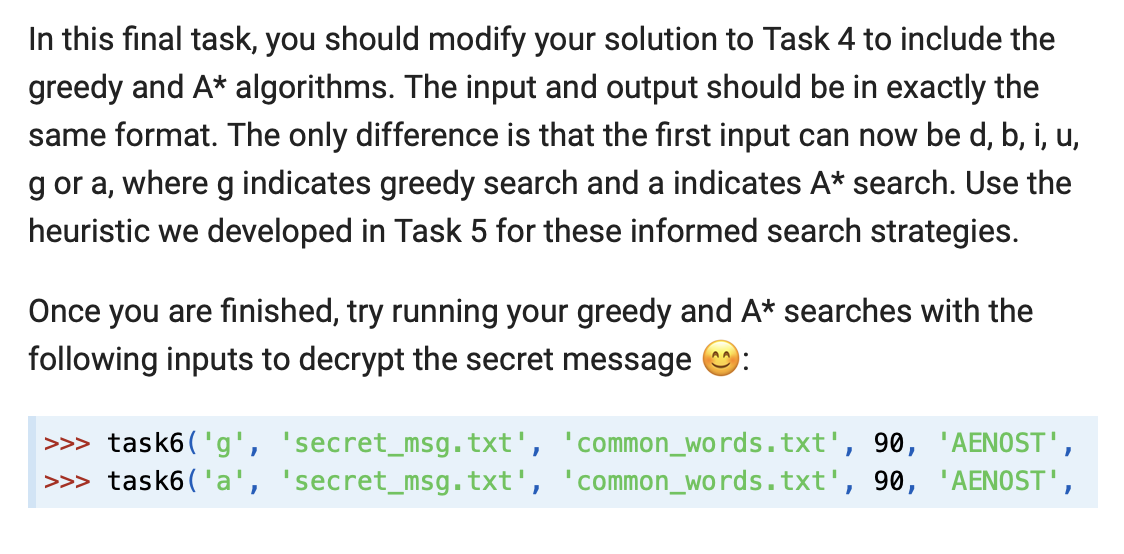Solved In this final task, you should modify your solution | Chegg.com