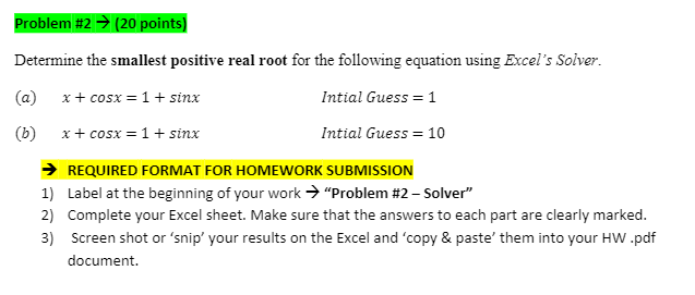 Solved Problem #2 → (20 points) Determine the smallest | Chegg.com