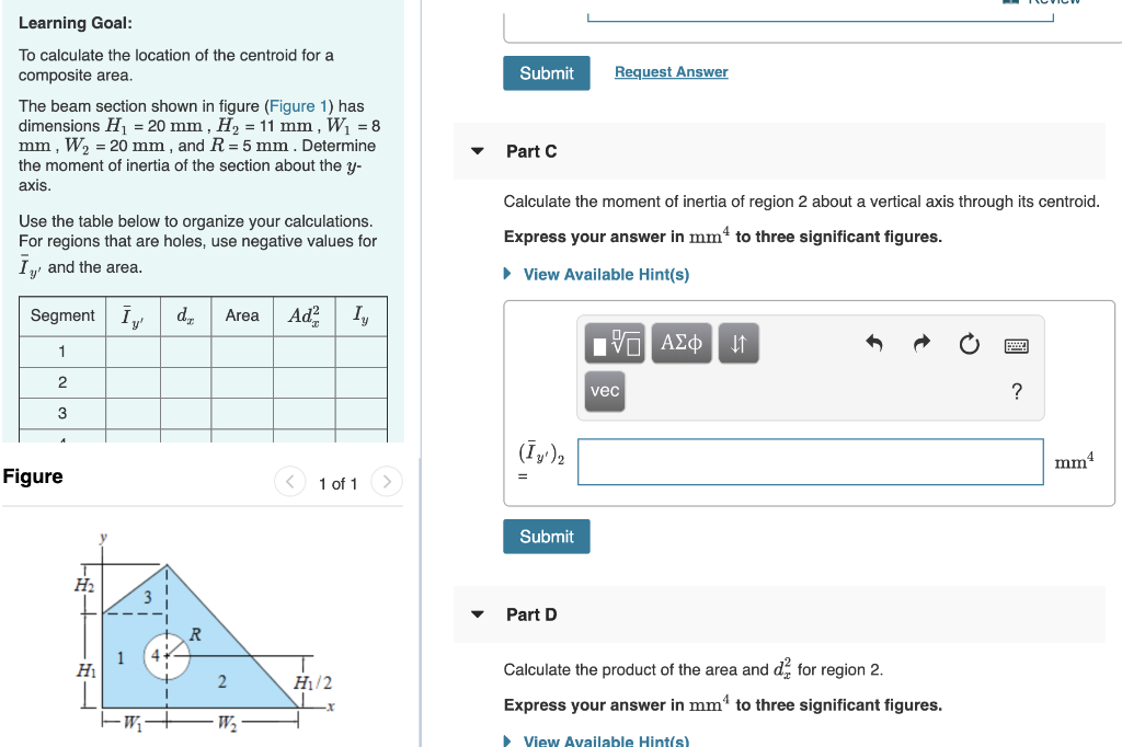 Solved Submit Request Answer Learning Goal: To calculate the | Chegg.com