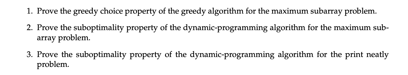 Solved 1. Prove the greedy choice property of the greedy | Chegg.com