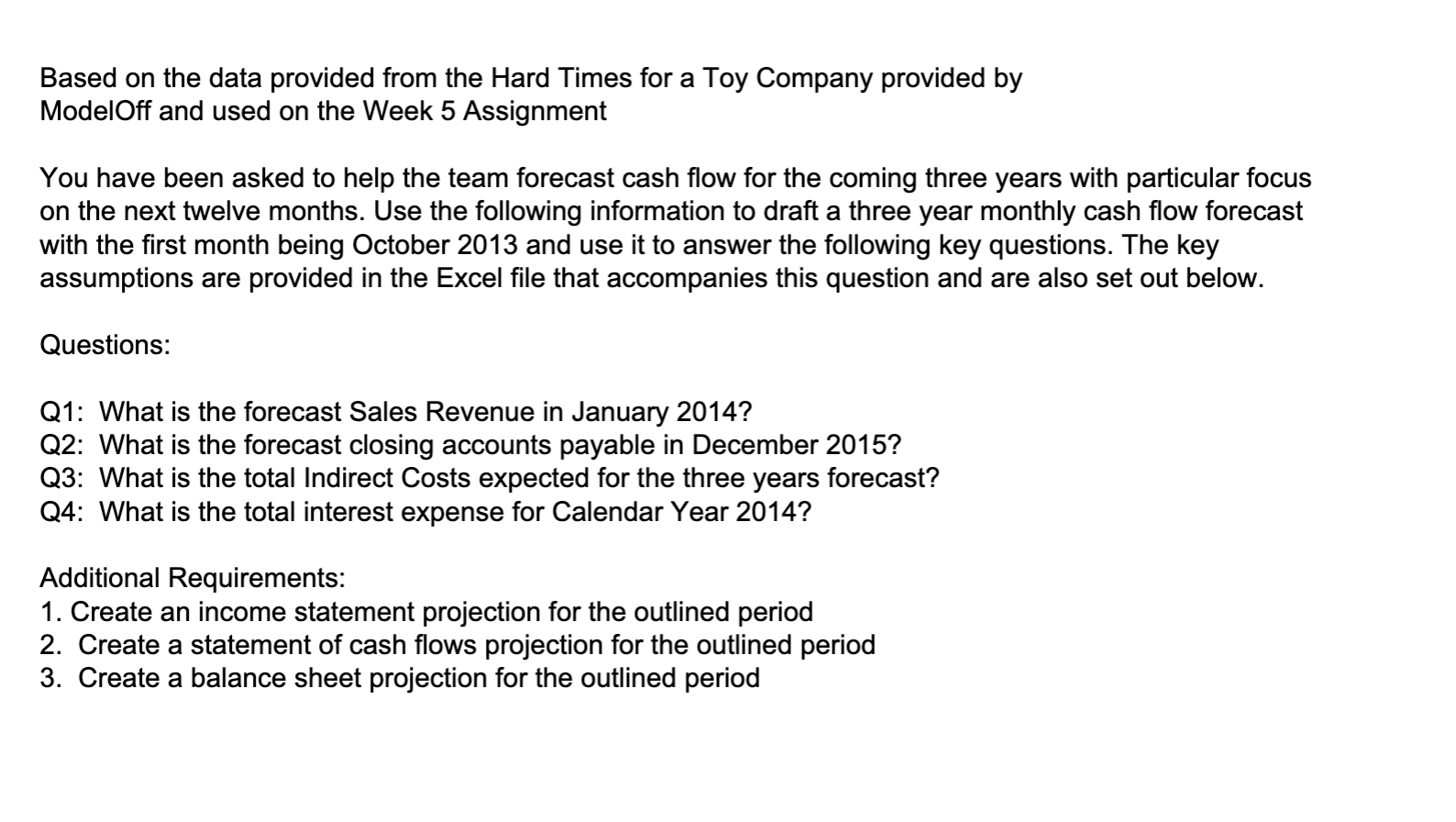 Instructions Complete the Module 5 Assignment using | Chegg.com