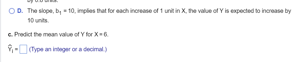 Solved Fitting a straight line to a set of data yields the | Chegg.com