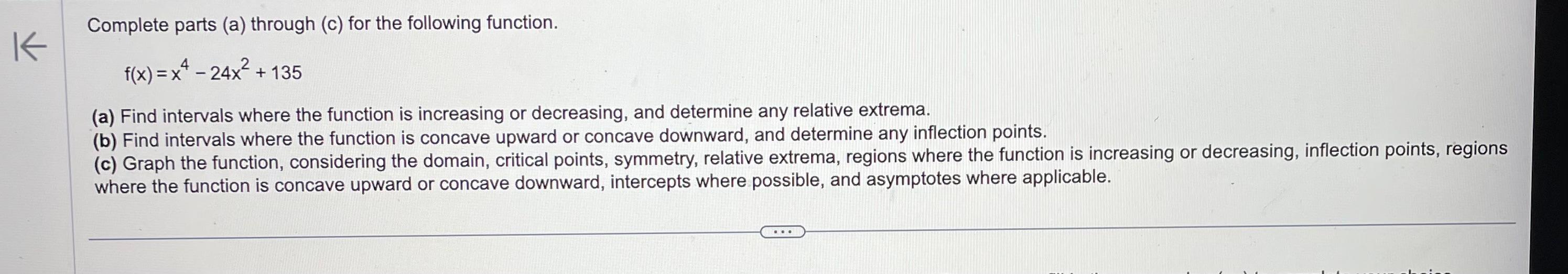 Solved Complete parts (a) through (c) for the following | Chegg.com