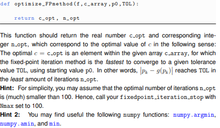Optimizing the fixed-point iteration method (this is | Chegg.com