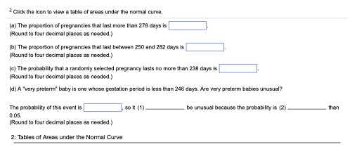 Solved 1. Tables of Areas under the Normal Curve TABLE V 5. | Chegg.com