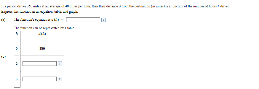 Solved If a person drives 350 miles at an average of 40 | Chegg.com