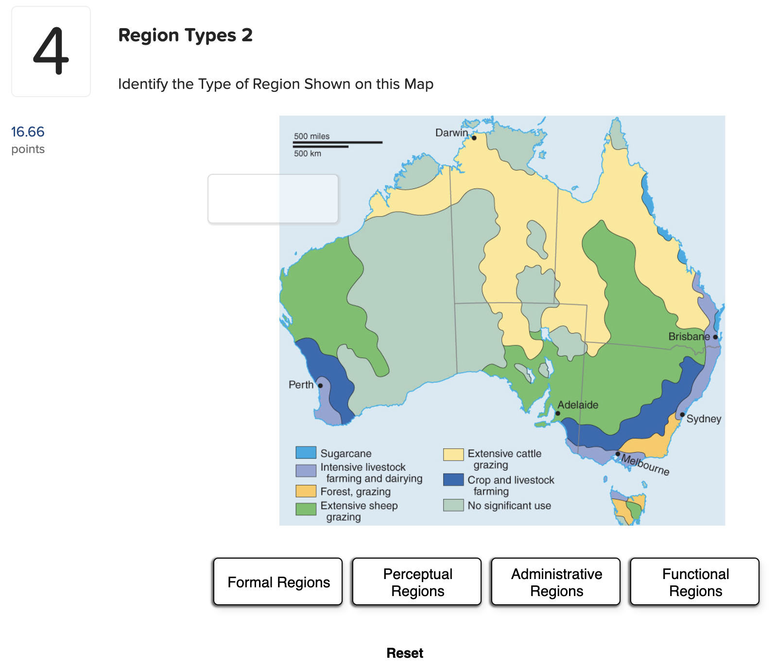 Solved Identify the Type of Region Shown on this Map | Chegg.com