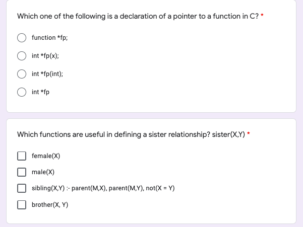Solved Which one of the following is a declaration of a | Chegg.com