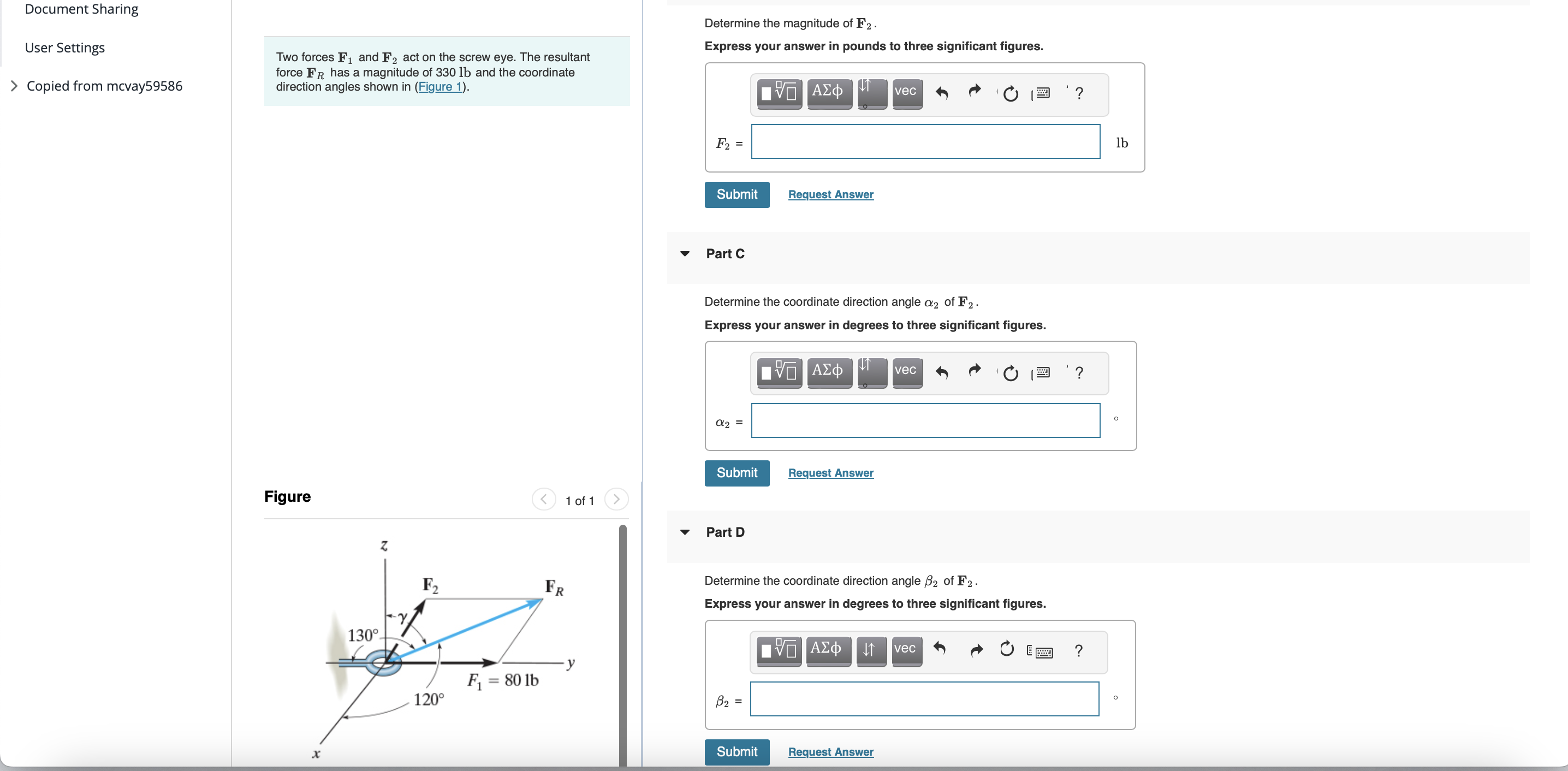 Solved Document Sharing User Settings Copied from mcvay59586 | Chegg.com