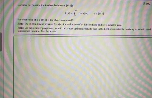 Solved Consider the function (defined on the interval [0,1] | Chegg.com