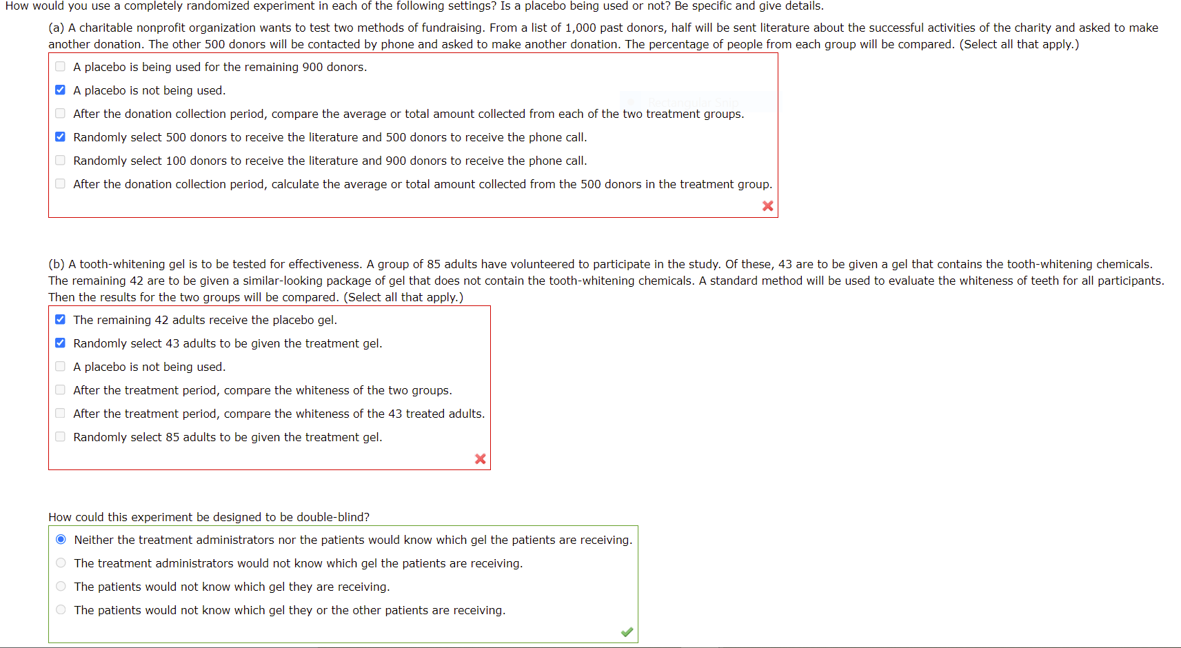 Solved How would you use a completely randomized experiment | Chegg.com