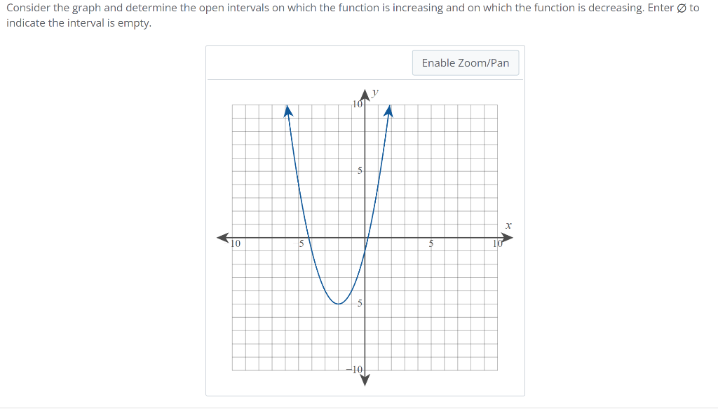 Solved Consider the graph and determine the open intervals | Chegg.com