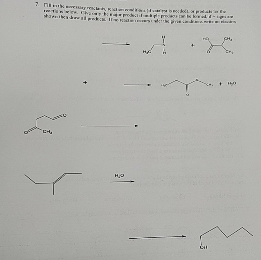 Solved Hin the necessary reactants, reaction conditions (if | Chegg.com