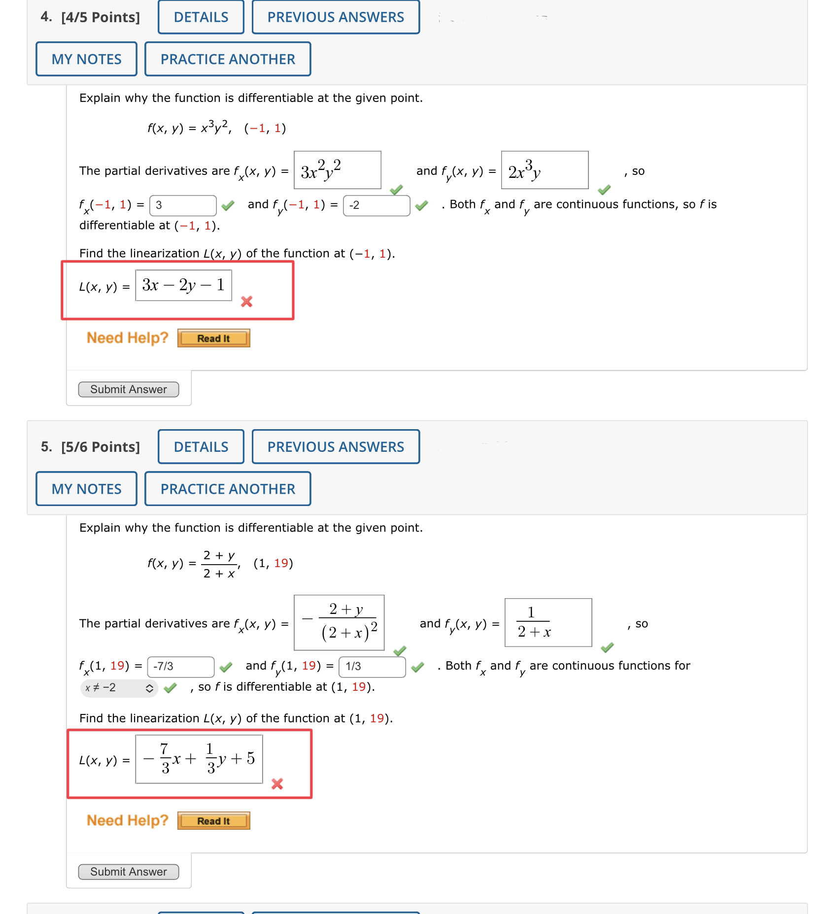 Solved 4. [4/5 Points] Explain why the function is | Chegg.com