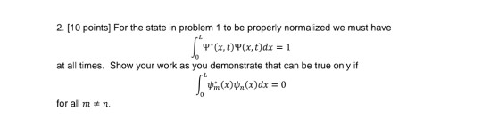 Solved 1. [10 points) in lecture 22 we derived the | Chegg.com