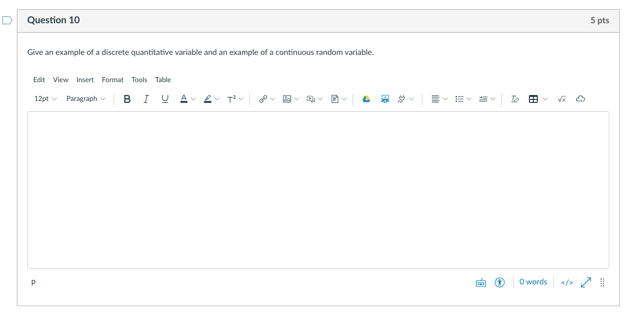 Solved Give an example of a discrete quantitative variable | Chegg.com