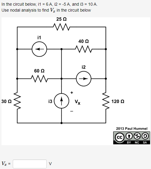 Solved In the circuit below, i1 =6 A,i2=−5 A, and i3=10 A. | Chegg.com