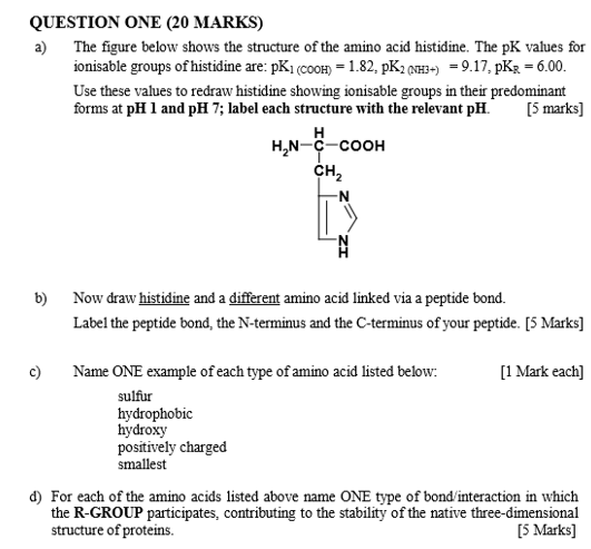 QUESTION ONE (20 MARKS) a) The figure below shows the | Chegg.com