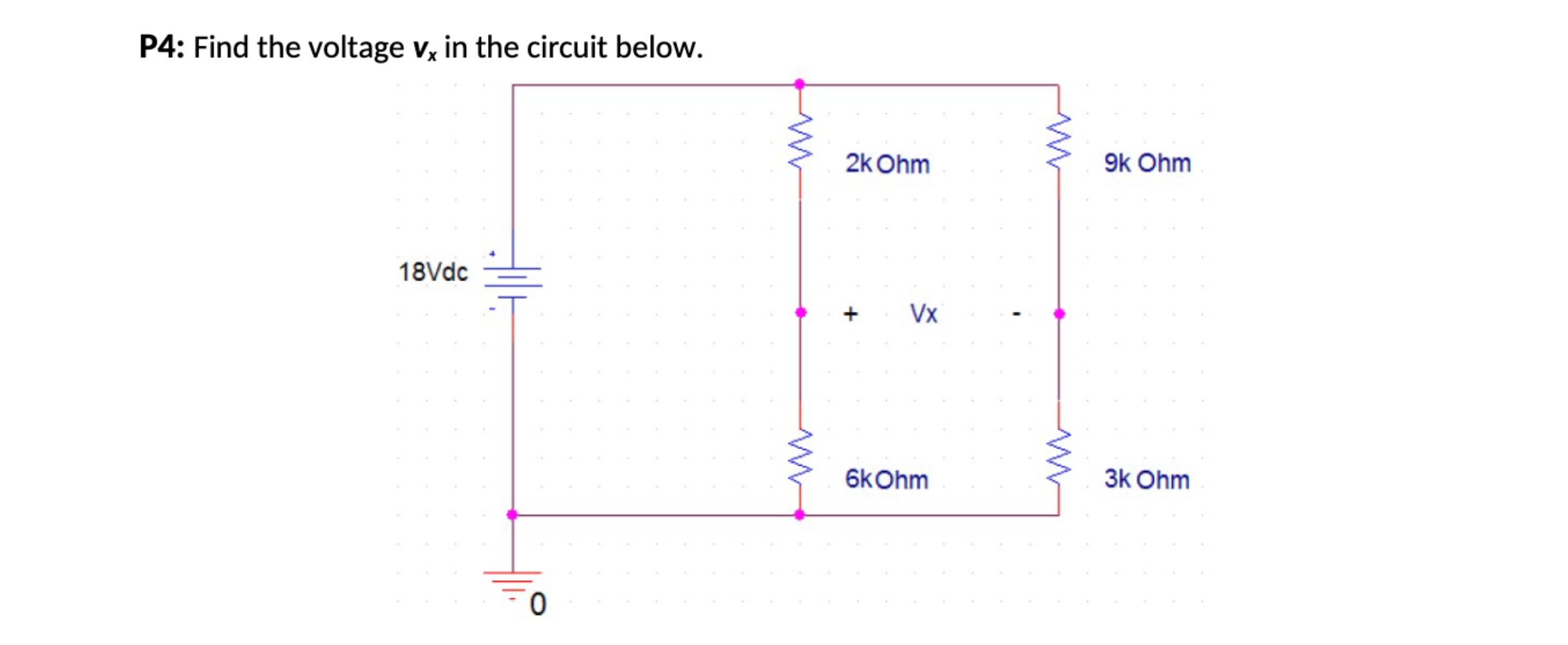 Solved How do I calculate Vx?, I always get unsure when the | Chegg.com