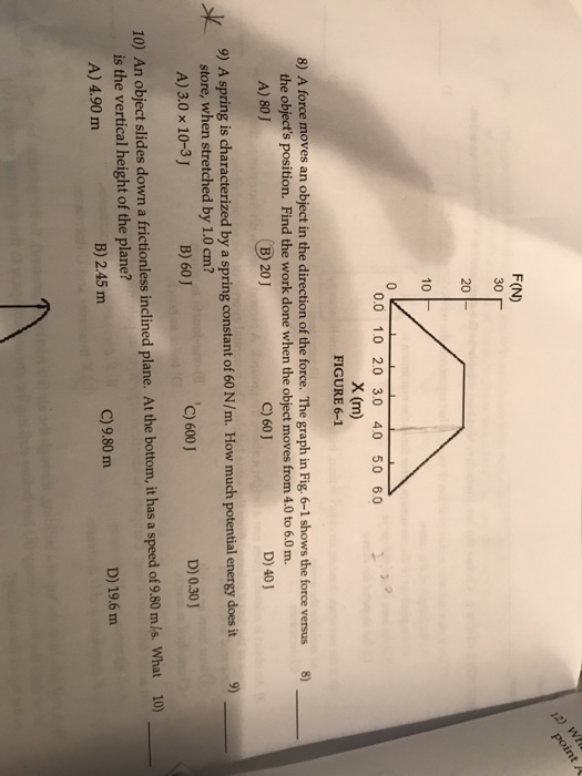 Solved 10. The two masses in th e figure are released from | Chegg.com