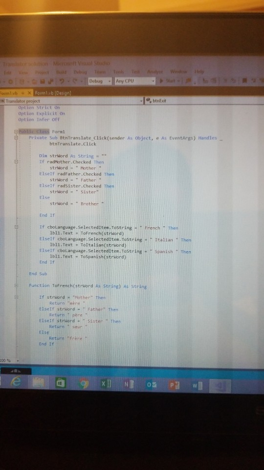 Solved ub and Function Procedures Create a Windows Forms | Chegg.com