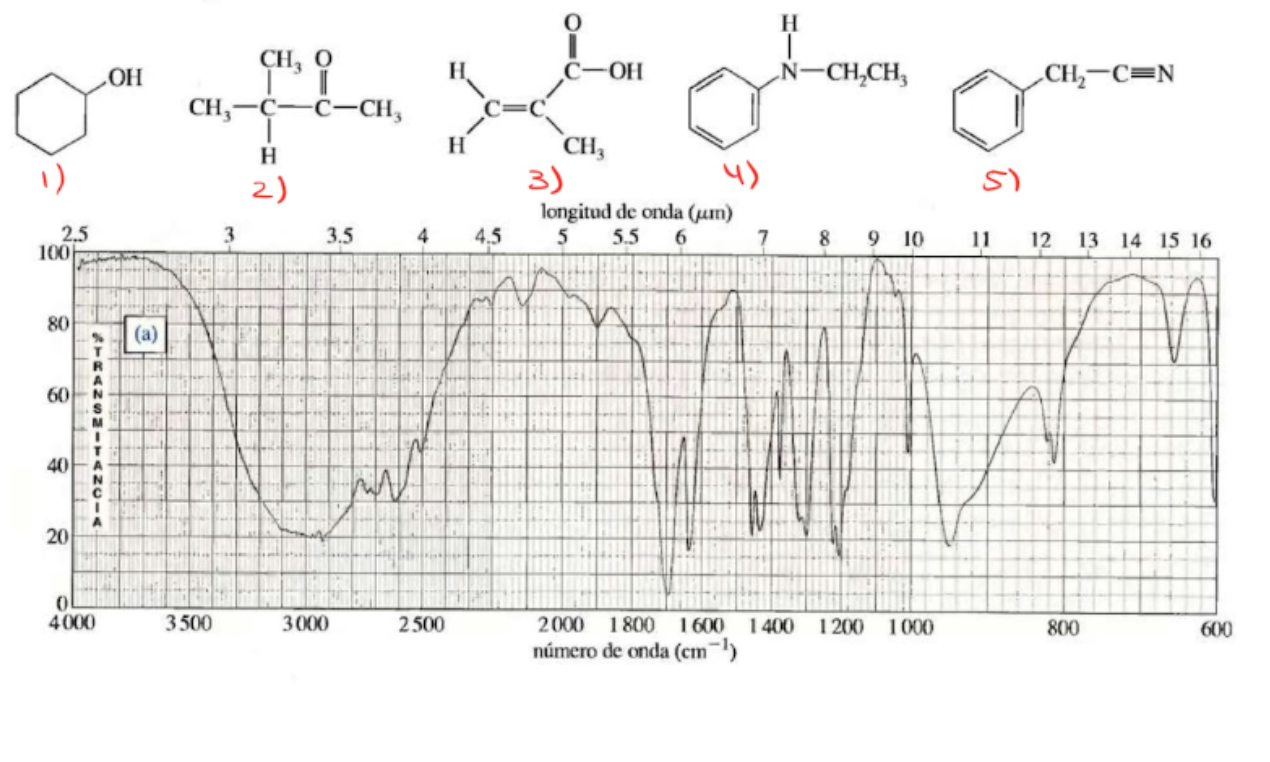 Solved Shown below are four infrared spectra corresponding | Chegg.com Solved Shown below are four infrared spectra corresponding | Chegg.com